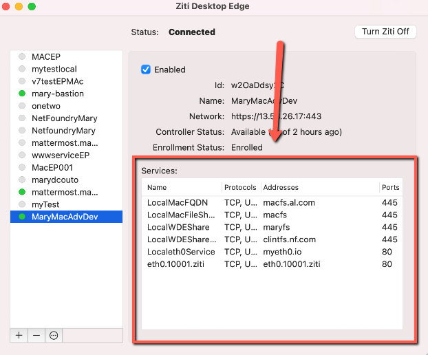 Troubleshooting Ziti Desktop Edge for MAC – NetFoundry