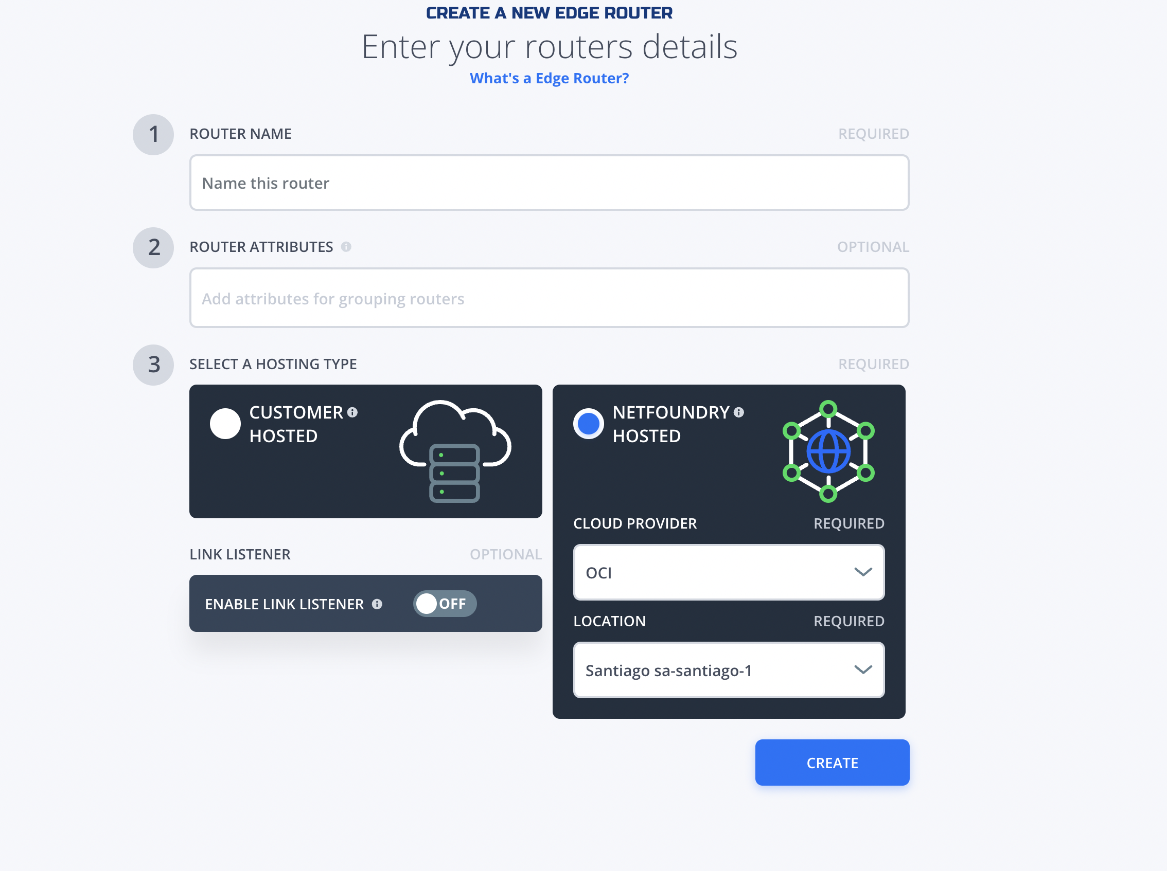 Create and Manage Edge Routers – NetFoundry